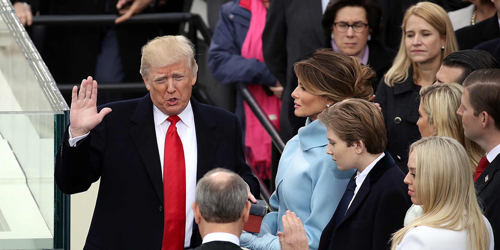 Donald Trump's first speech as President of the United States of ...