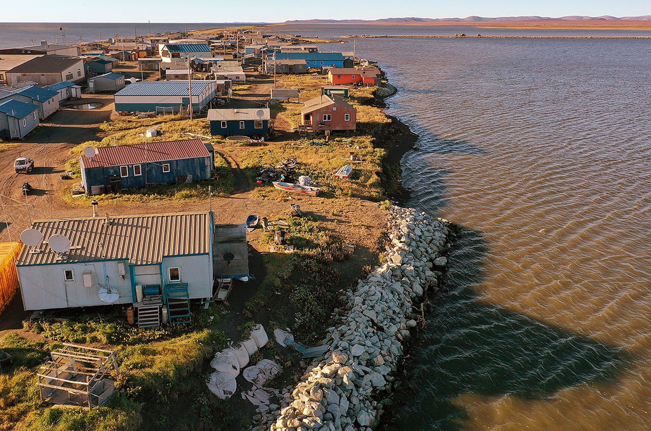 Le foto di Kivalina, in Alaska, un villaggio che nel 2025 potrebbe non ...