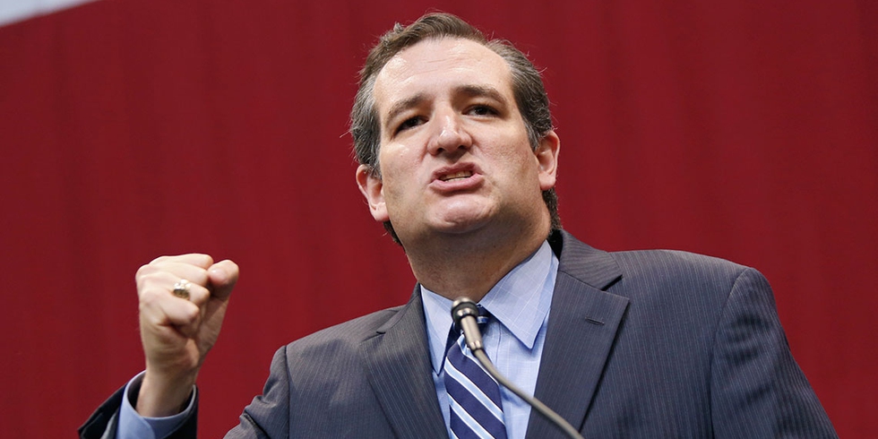Ted Cruz. Vote for me if you love machine guns and bacon - LifeGate