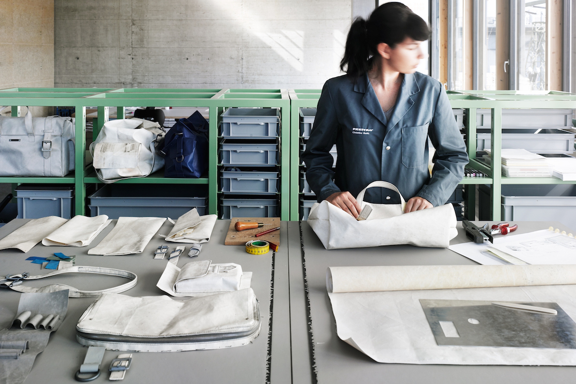 The Freitag brothers, inventors of the bag made from used truck tarps ...