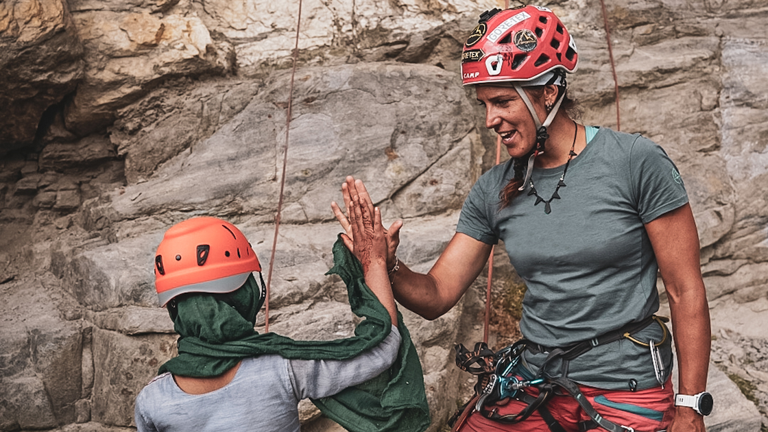 L'alpinista Tamara Lunger porta l'arrampicata, e la libertà della ...