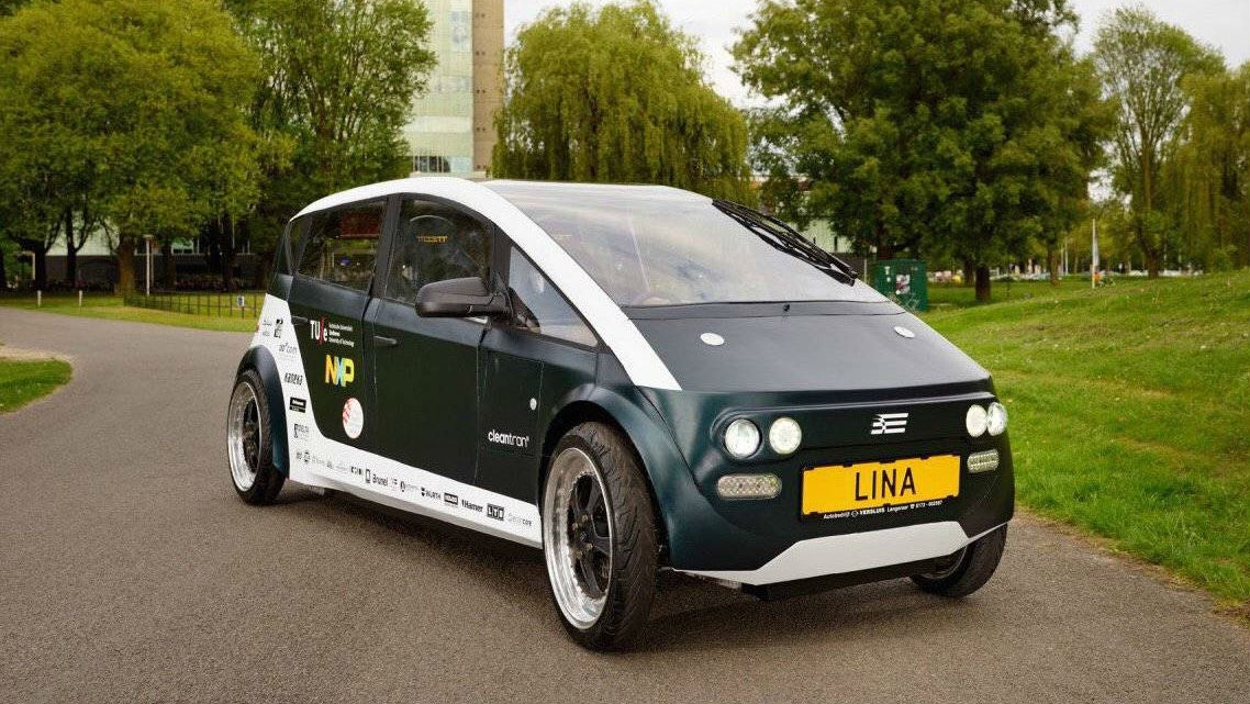Lina, la prima auto elettrica fatta con lino e barbabietola - LifeGate