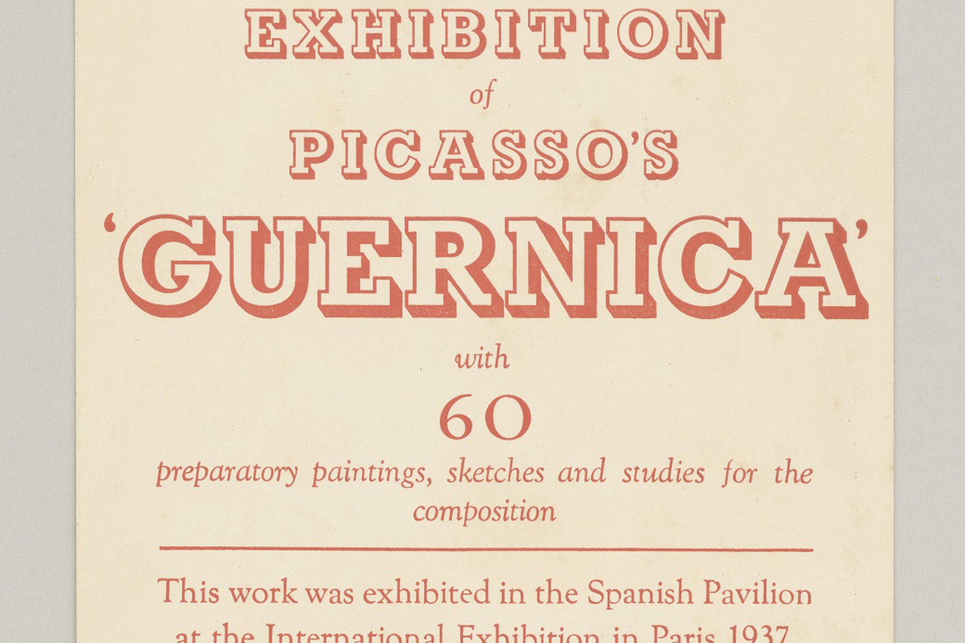 Guernica, a Parigi una mostra ricorda l'opera più celebre di Picasso ...
