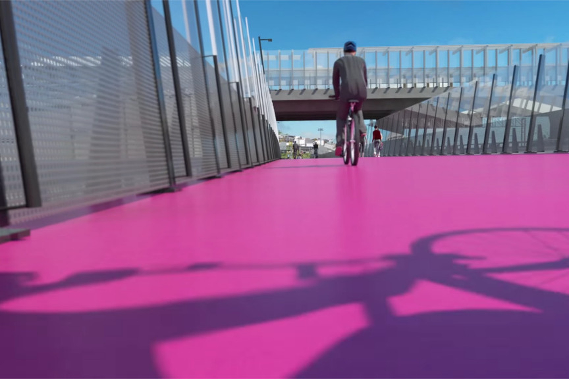 This pink cycling lane in New Zealand amazed the world - LifeGate