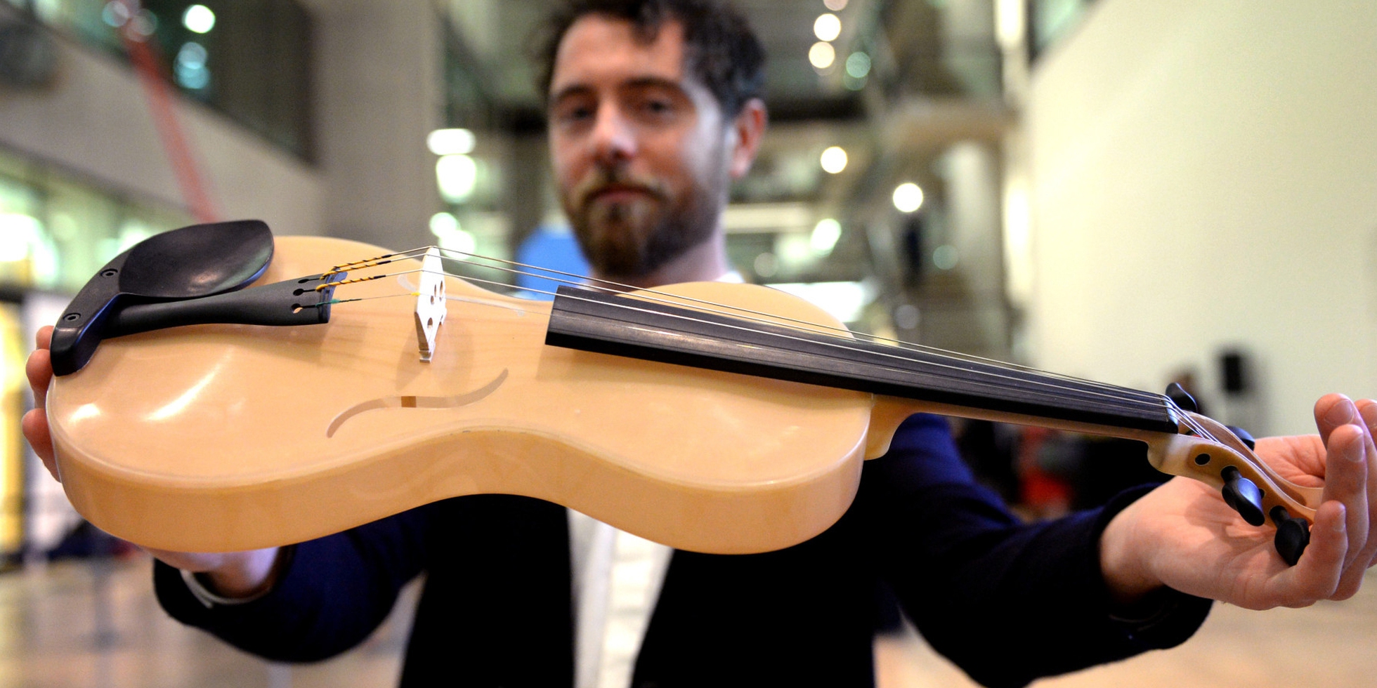 This violin created by an Italian designer is made from spiders’ silk ...