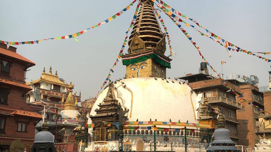 Frostscape in Nepal. A year after the earthquake the wound is still ...