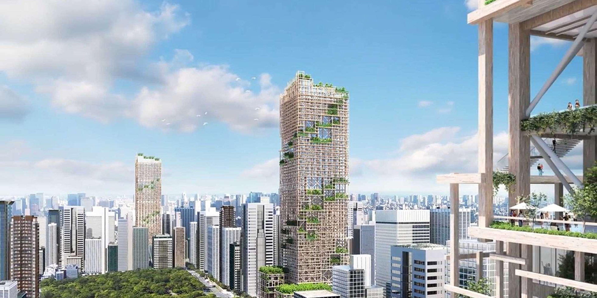 W350, il grattacielo in legno più alto del mondo sorgerà a Tokyo - LifeGate