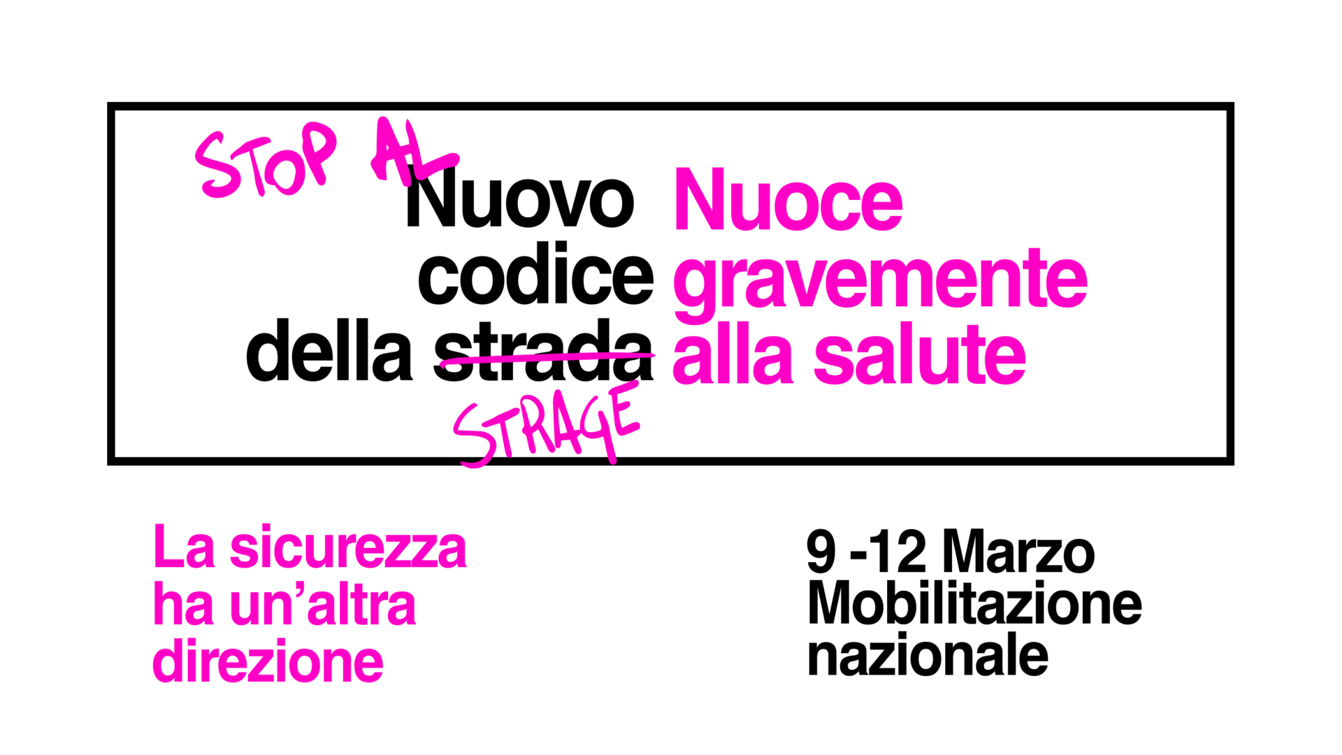 Stop al nuovo Codice della strada, mobilitazioni in tutta Italia