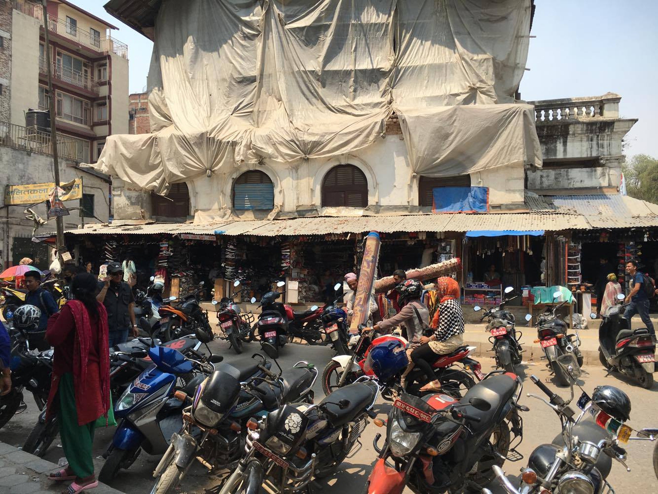 Frostscape in Nepal. A year after the earthquake the wound is still ...