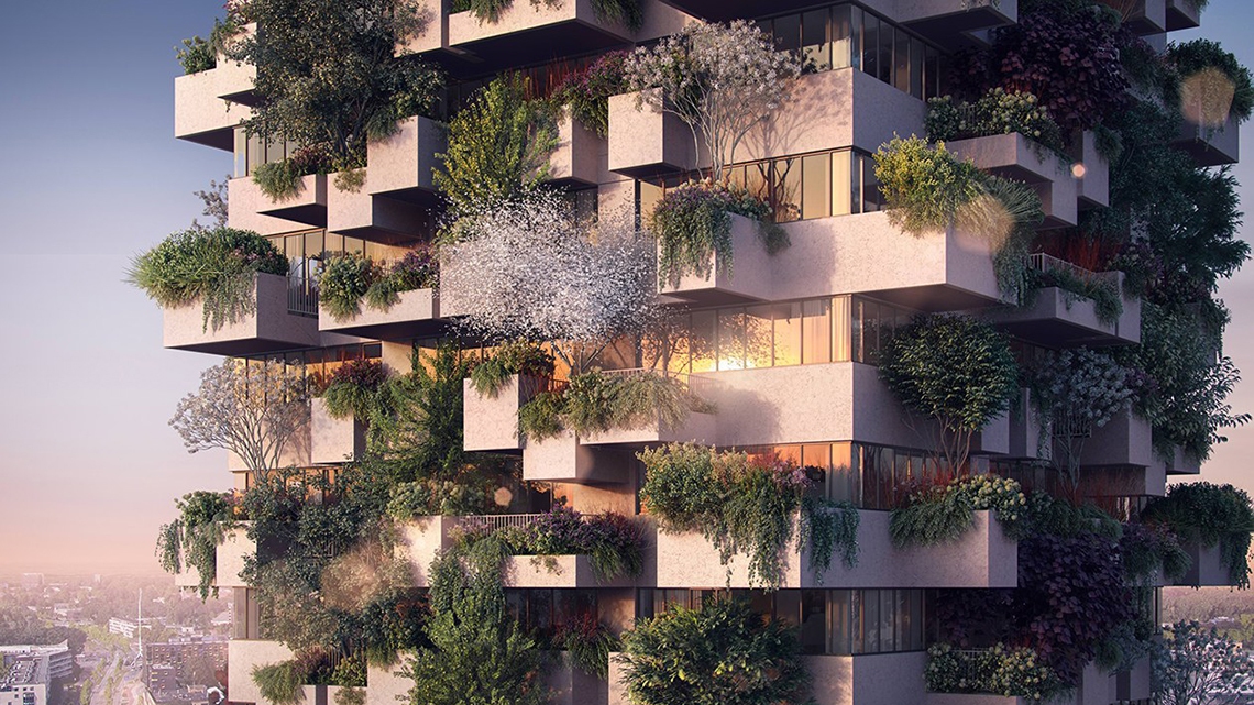 Quello di Eindhoven è il primo Bosco Verticale dedicato all'edilizia popolare, con affitti ...