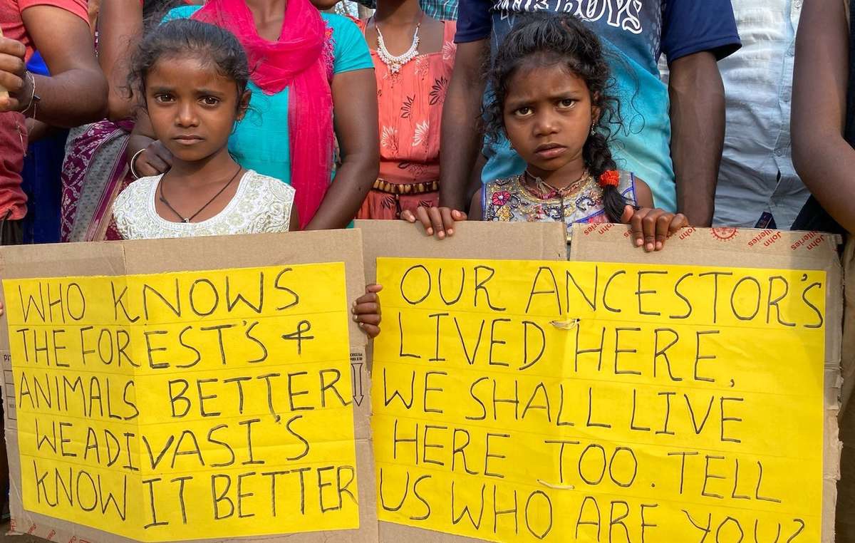 India's Jenu Kuruba indigenous tribe protests forced evictions from the ...