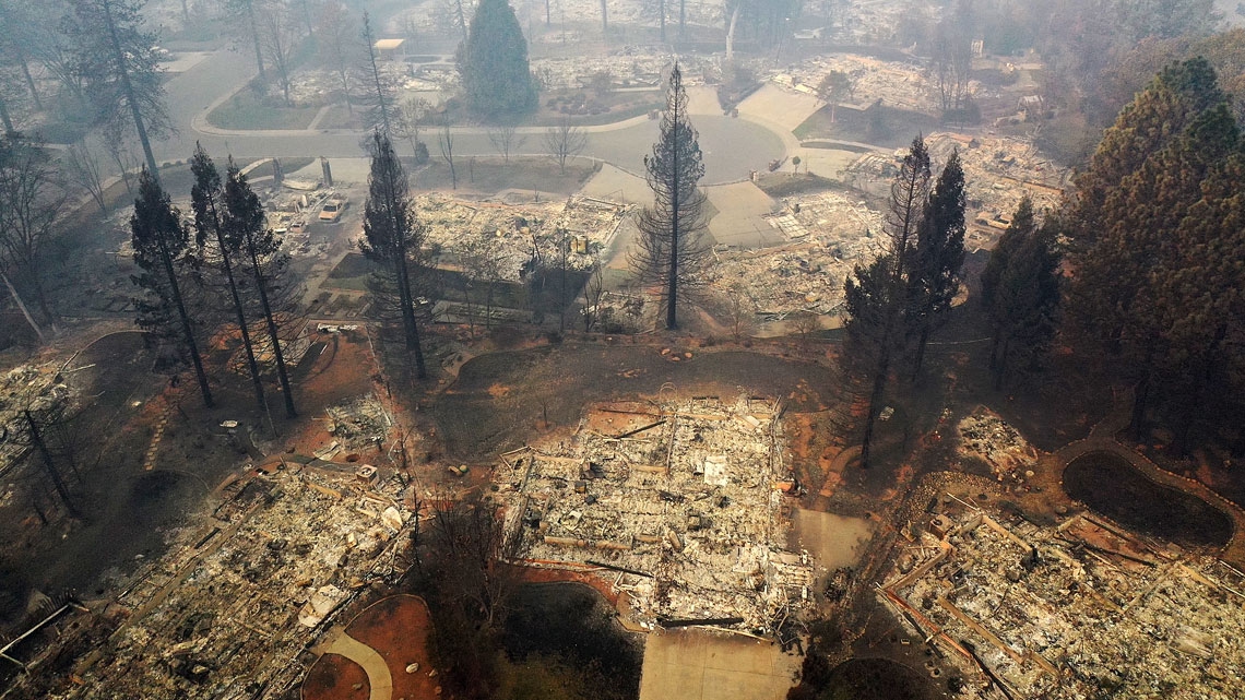 Addio Paradise. Le foto dalla cittadina californiana spazzata via dagli ...