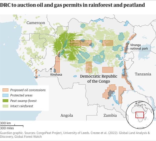 DRC oil exploration in protected areas draws environmental warnings ...