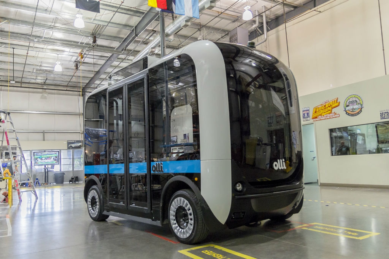 Olli, first 3D-printed electric bus - LifeGate