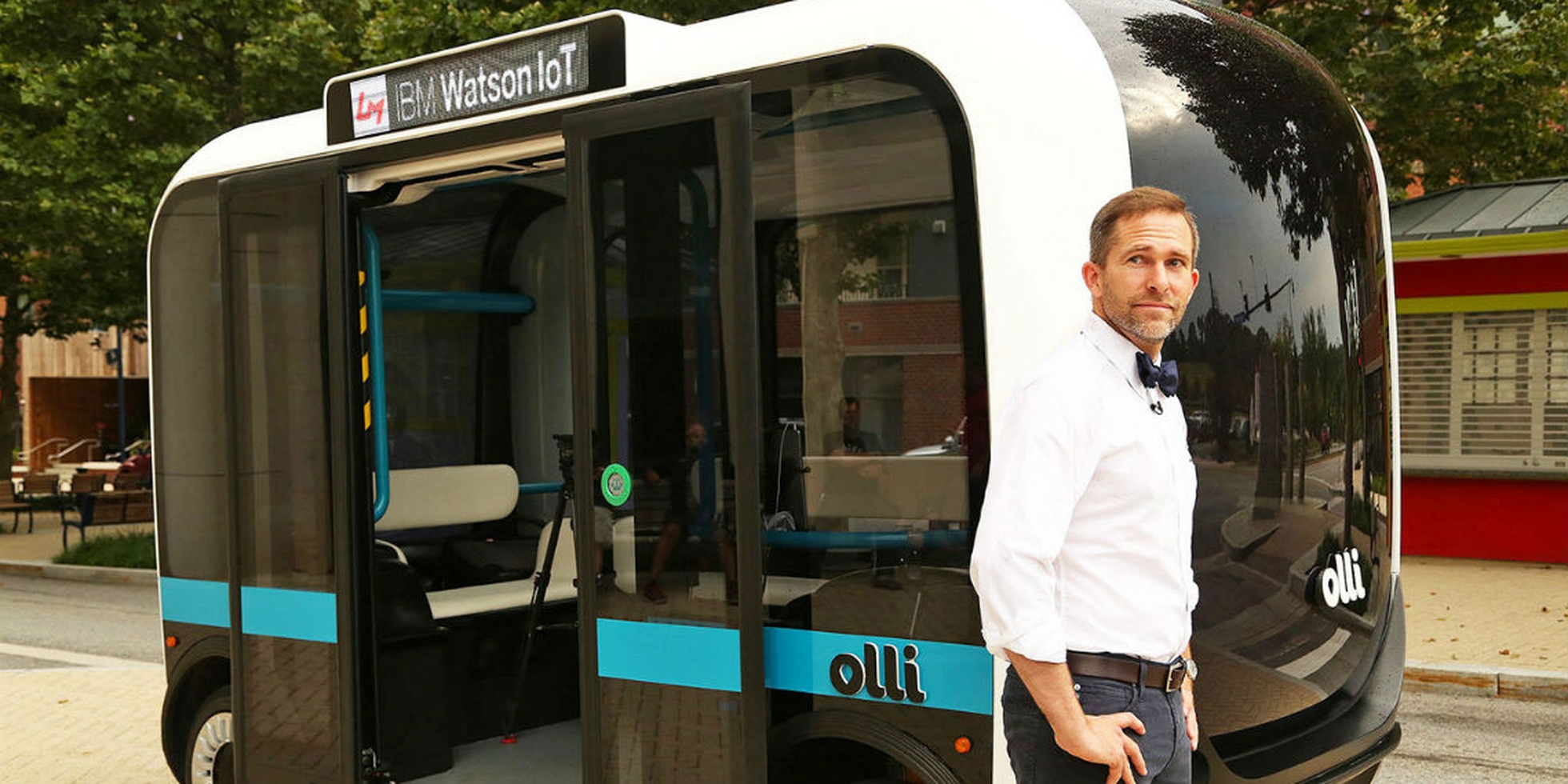 Olli, the first 3D-printed, self-driving electric bus to hit the road ...